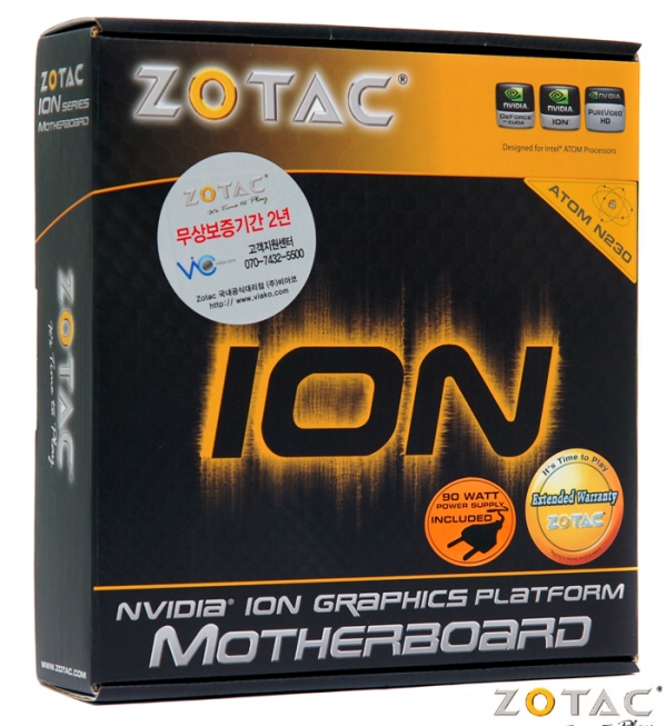 비아코, 전원 내장형 ZOTAC ION 230 메인보드 출시